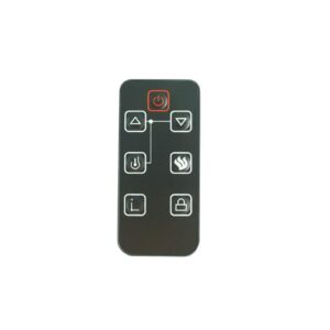 Remote Control for FEBO ZHS-30-B 384-15A-20-13E F18-I-008-018C F15-I-005-009 15IN-23-100 F15-I-005-031B LED 3D Flame Electric Infrared Fireplace Space Heater