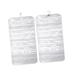 aboofan jewelry display bag jewelry hanging bag hanging bag for jewelry bracket white storage