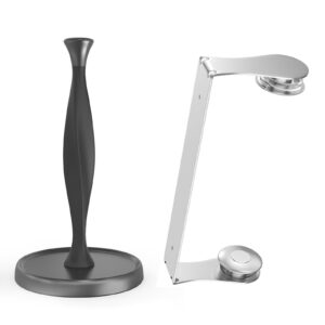 swaitee paper towel holder, one hand tear paper towel holder under cabinet