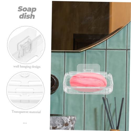 Alipis 3 Pcs Soap Dispenser Pineapple Eye Remover Tool Clear Stand Soap Grid Tray Foam Dispenser Soap Holder Bathroom Soap Drainer Metric Tape Measure Detachable Soap Dish 2 Tier Tray