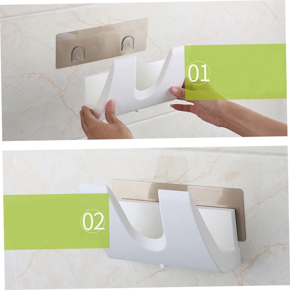 SHOWERORO Cabinet Door Storage Mount Pot Lid Holder Pot Lid Organizer Sucker Lid Rack Pan Cover Rack Drain Storage -mounted White Storage Rack Lid Rack