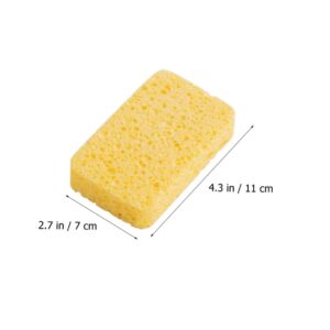 Mobestech 10Pcs Desk Cleaner Ceramics Nubuck Cleaner Cellulose Scrub Sponge rag Tableware Cleaning Supplies no Scratches Sponge Cleaning Brush dishwashing Supplies Clothing