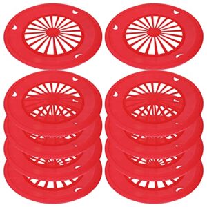 60 Pcs Grill Plate Easter Paper Plates Paper Plates Bulk Dinner Plate Glad for Kids Paper Plates Plate Holder Cake Plates Disposable Durable Plastic Support Commercial re-usable