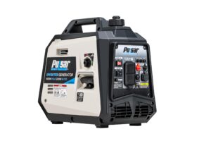 pulsar pgd16isco ultra light quiet 1600w portable gas inverter generator, carb compliant