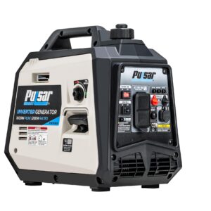 Pulsar PGD16ISCO Ultra Light Quiet 1600W Portable Gas Inverter Generator, CARB Compliant