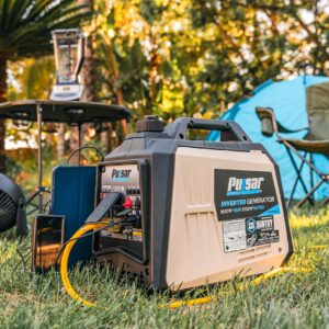 Pulsar PGD16ISCO Ultra Light Quiet 1600W Portable Gas Inverter Generator, CARB Compliant