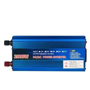 solar inverter 500w-2500w car inverter 12v24v48v to 220v solar inverter car truck electric household power converter (color : 12v, size : 1200w)