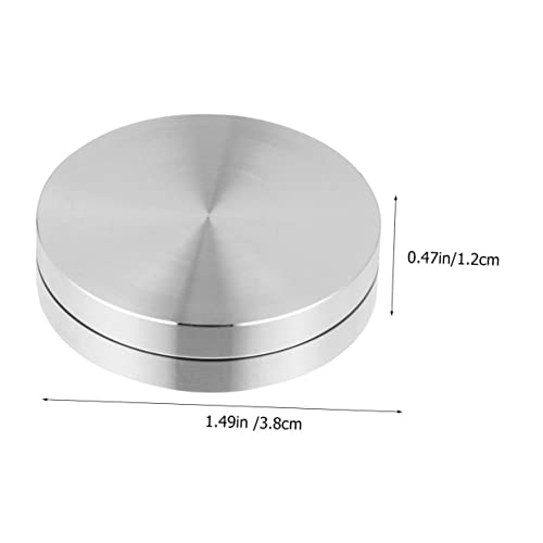 VINTORKY 2pcs Turntable Base Bearing Lazy Susans Hardware for Patio Table Lazy Susan Cake Stand Rotating Cake Lazy Susan Turntable for Cabinet Tableware to Rotate Cupboard Aluminum Alloy