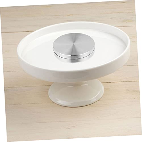 VINTORKY 2pcs Turntable Base Bearing Lazy Susans Hardware for Patio Table Lazy Susan Cake Stand Rotating Cake Lazy Susan Turntable for Cabinet Tableware to Rotate Cupboard Aluminum Alloy