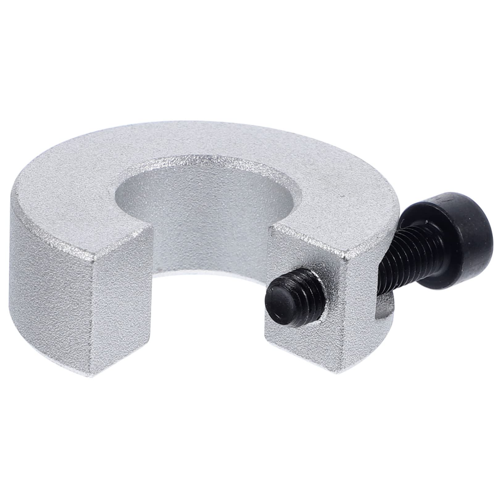 Homoyoyo Rail Stop Ring Split Shaft Collar Metal Shaft Collar Clamping Ring Split Collar Clamp Axle Collar Metal Drill Bit Linear Rail Shaft Stop Collar Split Ring Aluminum Alloy Dedicated