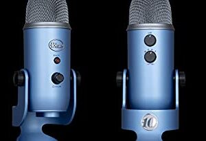 Blue Yeti USB Microphone for PC & Mac, Gaming, Podcast and Streaming Microphone, 10 Year Anniversary Edition with Custom Finish & Multiple Pickup Patterns