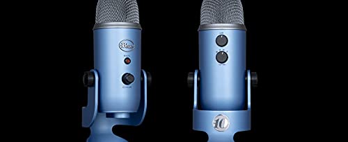 Blue Yeti USB Microphone for PC & Mac, Gaming, Podcast and Streaming Microphone, 10 Year Anniversary Edition with Custom Finish & Multiple Pickup Patterns