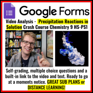 video analysis - precipitation reactions in solution - crash course chemistry 9