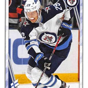 2020-21 Topps NHL Stickers Hockey #520 Patrick Laine Winnipeg Jets Official 2 1/8" x 2 7/8" NHL Album Sticker in Raw (NM or Better) Condition