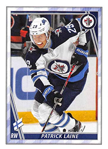 2020-21 Topps NHL Stickers Hockey #520 Patrick Laine Winnipeg Jets Official 2 1/8" x 2 7/8" NHL Album Sticker in Raw (NM or Better) Condition