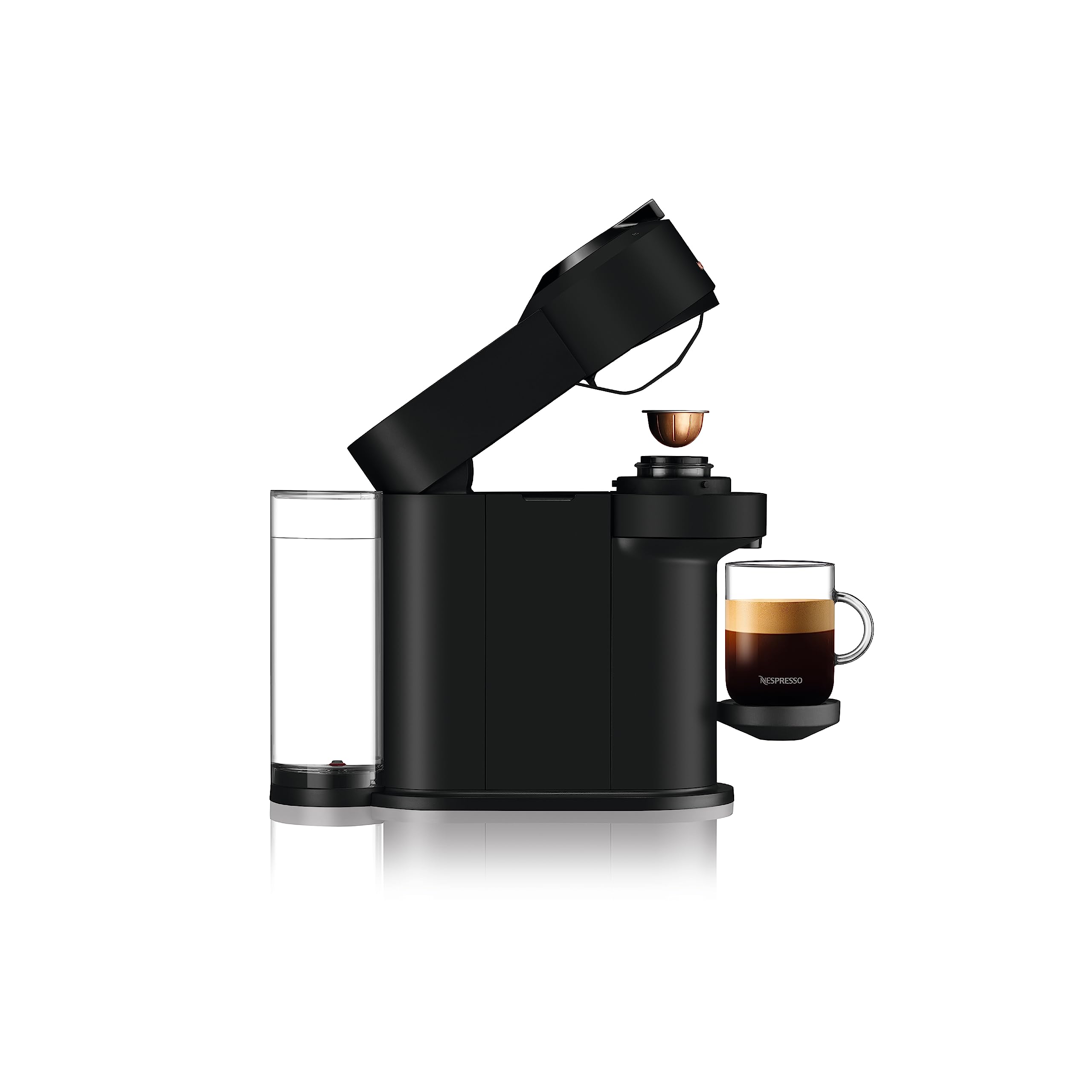 Nespresso Vertuo Next Coffee and Espresso Machine with Aeroccino Frother by Breville, Matte Black