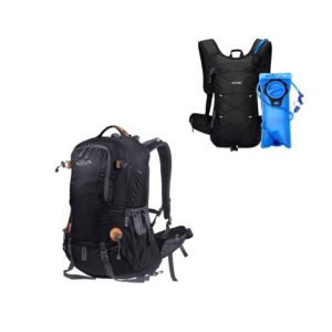 g4free hiking backpack, hydration backpack with 2l bpa free bladder for outdoor running hiking climbing