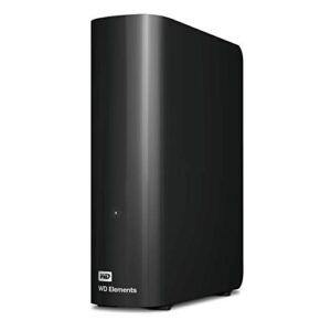 wd 18tb elements desktop external hard drive - usb 3.0, black