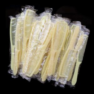 combs individually wrapped,combs in bulk individually wrapped,bulk combs for homeless individually wrapped--suitable for hotel,air bnb,shelter/homeless/nursing home/charity/church （60 pcs）