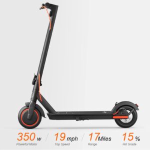 Hiboy S2R Electric Scooter, Upgraded Detachable Battery, Max 19 MPH & 17 Miles Range, Foldable Commuting Electric Scooter for Adults