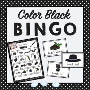 color black bingo game