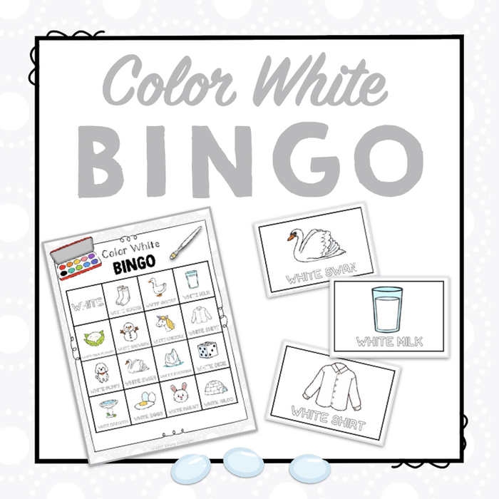 Color White Bingo Game