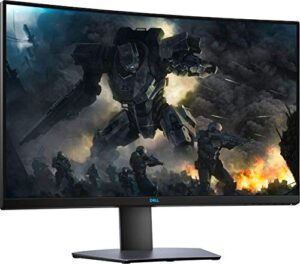 dell 32 inch led curved qhd freesync monitor with hdr 2k quad hd 2560 x 1440 resolution 16:9 aspect ratio displayport hdmi (renewed)