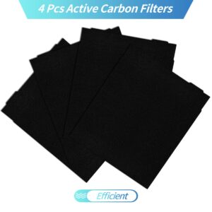 Gazeer Replacement 1 HEPA Filter + 4 Carbon Filters Compatible with Whirlpool Whispure 8171434K 1183054K 1183054 AP300 AP350 AP450 AP510