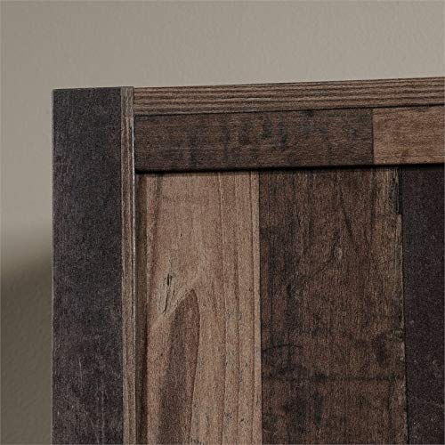 Sauder Select Engineered Wood Wardrobe Armoire in Rustic Reclaimed Pine/Brown