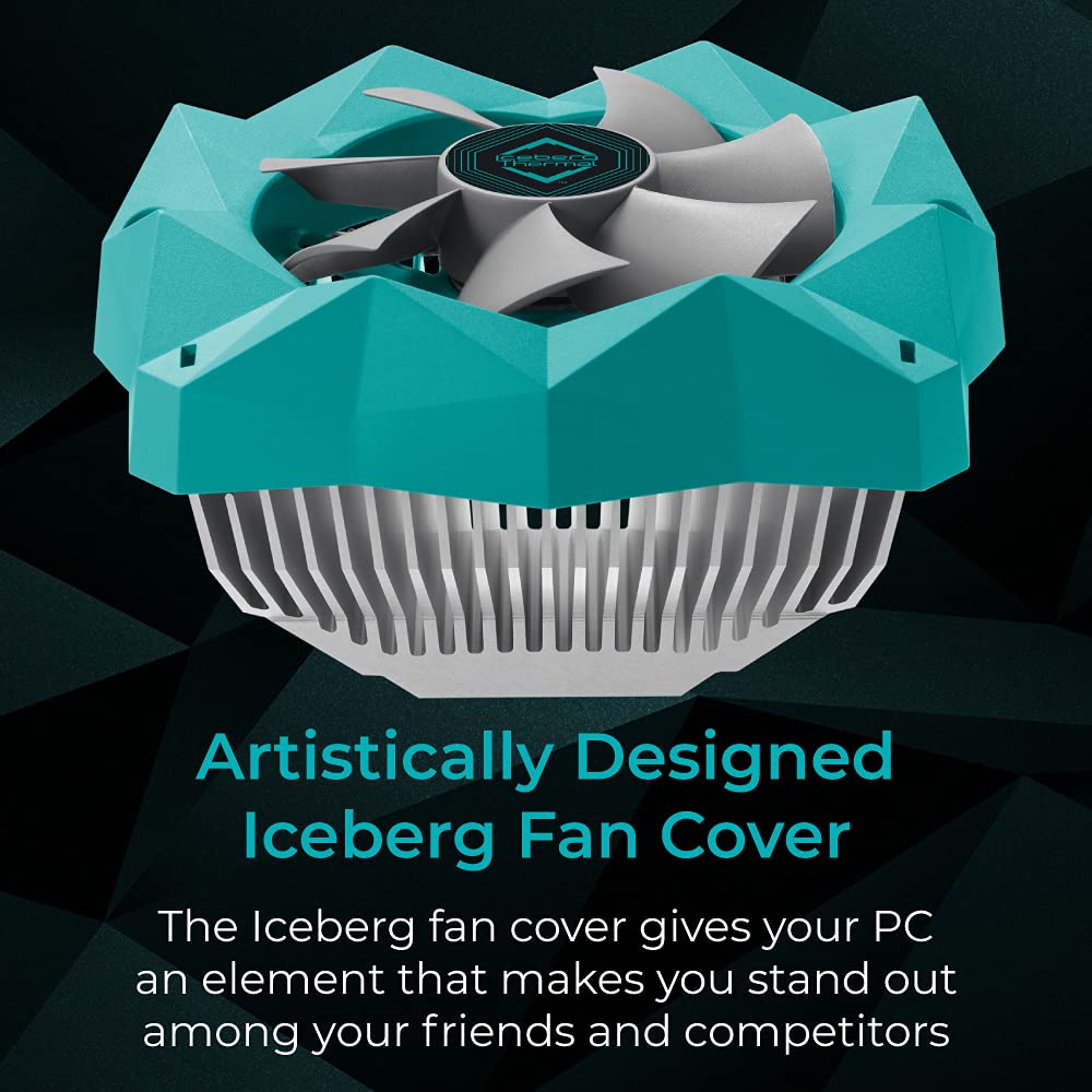 Iceberg Thermal IceFLOE T95 Extrusion Aluminum Heatsink CPU Cooler with 92mm PWM Fan (Standard)