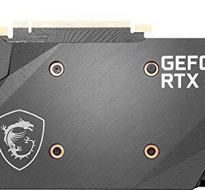 MSI Gaming GeForce RTX 3070 8GB GDRR6 256-Bit HDMI/DP TORX Fan 3.0 Ampere Architecture OC Graphics Card (RTX 3070 Ventus 2X OC), GeForce RTX 3070 Ventus 2X OC