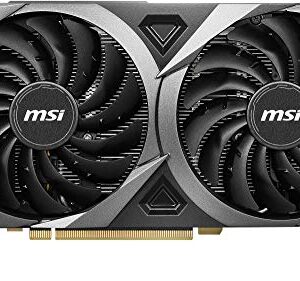 MSI Gaming GeForce RTX 3070 8GB GDRR6 256-Bit HDMI/DP TORX Fan 3.0 Ampere Architecture OC Graphics Card (RTX 3070 Ventus 2X OC), GeForce RTX 3070 Ventus 2X OC