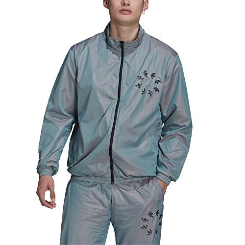 adidas Originals Men's Adicolor Shattered Trefoil Track Top HL, Multicolor, Medium