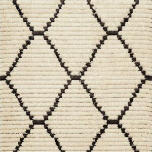 Chris Loves Julia x Loloi Alice Collection ALI-04 Cream / Charcoal 6'-5" x 9'-2" Area Rug