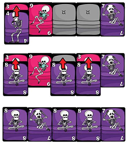 Couch Skeletons Card Game - Quick and Easy 2 Player Game by The Dusty Top Hat