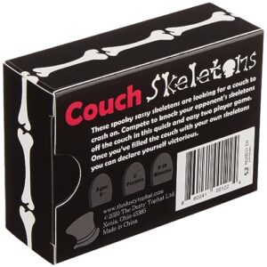 Couch Skeletons Card Game - Quick and Easy 2 Player Game by The Dusty Top Hat