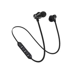 mohaliko wireless earbuds, earbuds, bluetooth 4.2 headphones, xt11 in-ear wireless bluetooth sport magnetic headset stereo music earphones for work, home office black