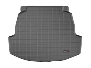 weathertech cargo trunk liner for toyota corolla hybrid, corolla - trunk (401280) black