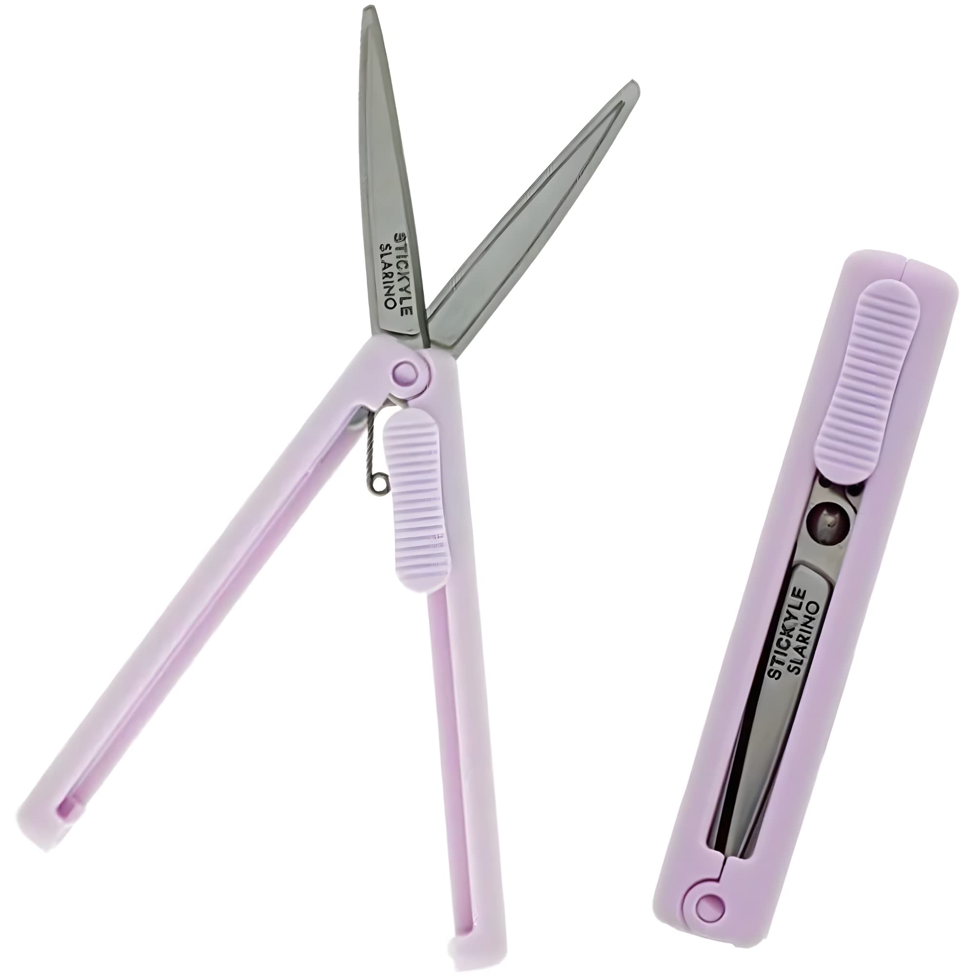 SUN-STAR Slarino Travel Ready Compact Scissors - Pocket Sized & Portable, Light Violet S3720020