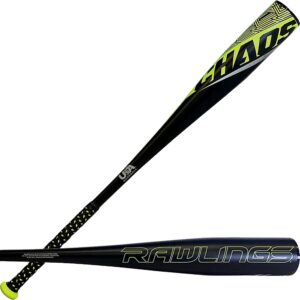 rawlings | chaos baseball bat | usa | -11 | 1 pc. aluminum | 2 5/8" barrel | 27"