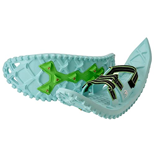 Crescent Moon Luna Unisex Ultralight Hiking and Running Foam Snowshoes, Seafoam