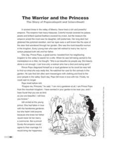 the warrior and the princess (lexile 780)