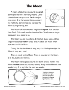 the moon (earth & space sciencemoon)