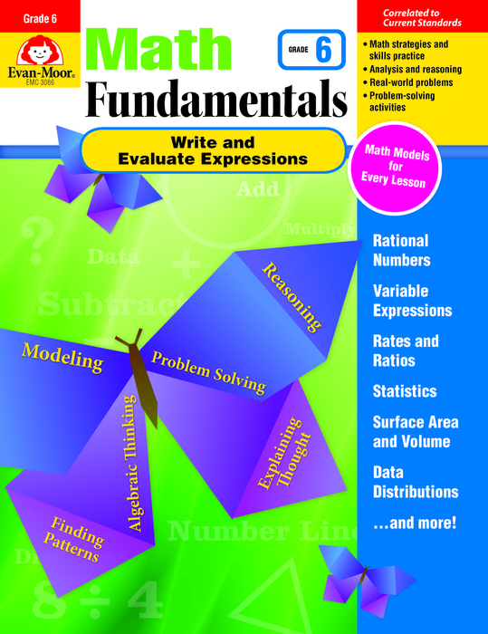 Math Fundamentals Unit Write and Evaluate Expressions, Grade 6