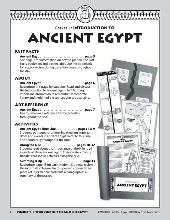 Pocket 01: Introduction to Ancient Egypt (Ancient Egypt)