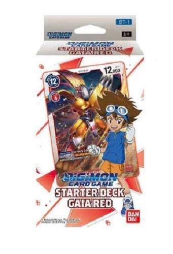 Digimon English TCG ST-1 Starter Deck Gaia Red - 54 Cards