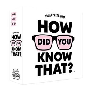 hygge games how did you know that? – trivia party game, white