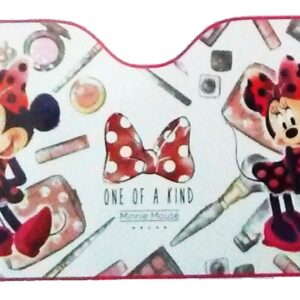 Limited Disney Minnie Mouse Windshield Sun Heat Shade Shield Car Gift About 51.2" x 26.8" (130 cm x 68 cm) Thickness About 0.1" (0.3 cm)