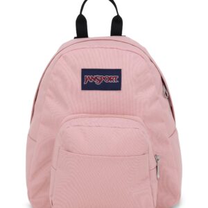 JanSport Half Pint Mini Backpack - Ideal Day Bag for Travel, Misty Rose