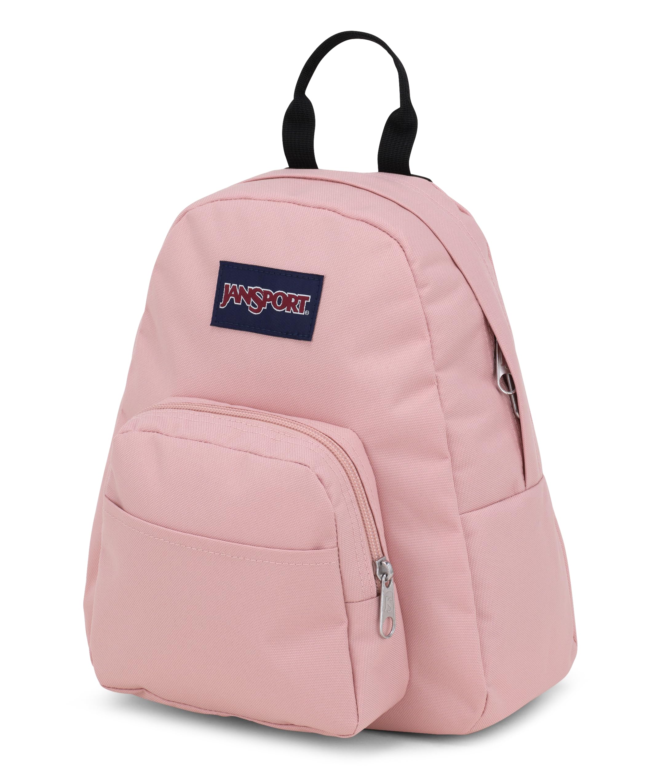 JanSport Half Pint Mini Backpack - Ideal Day Bag for Travel, Misty Rose